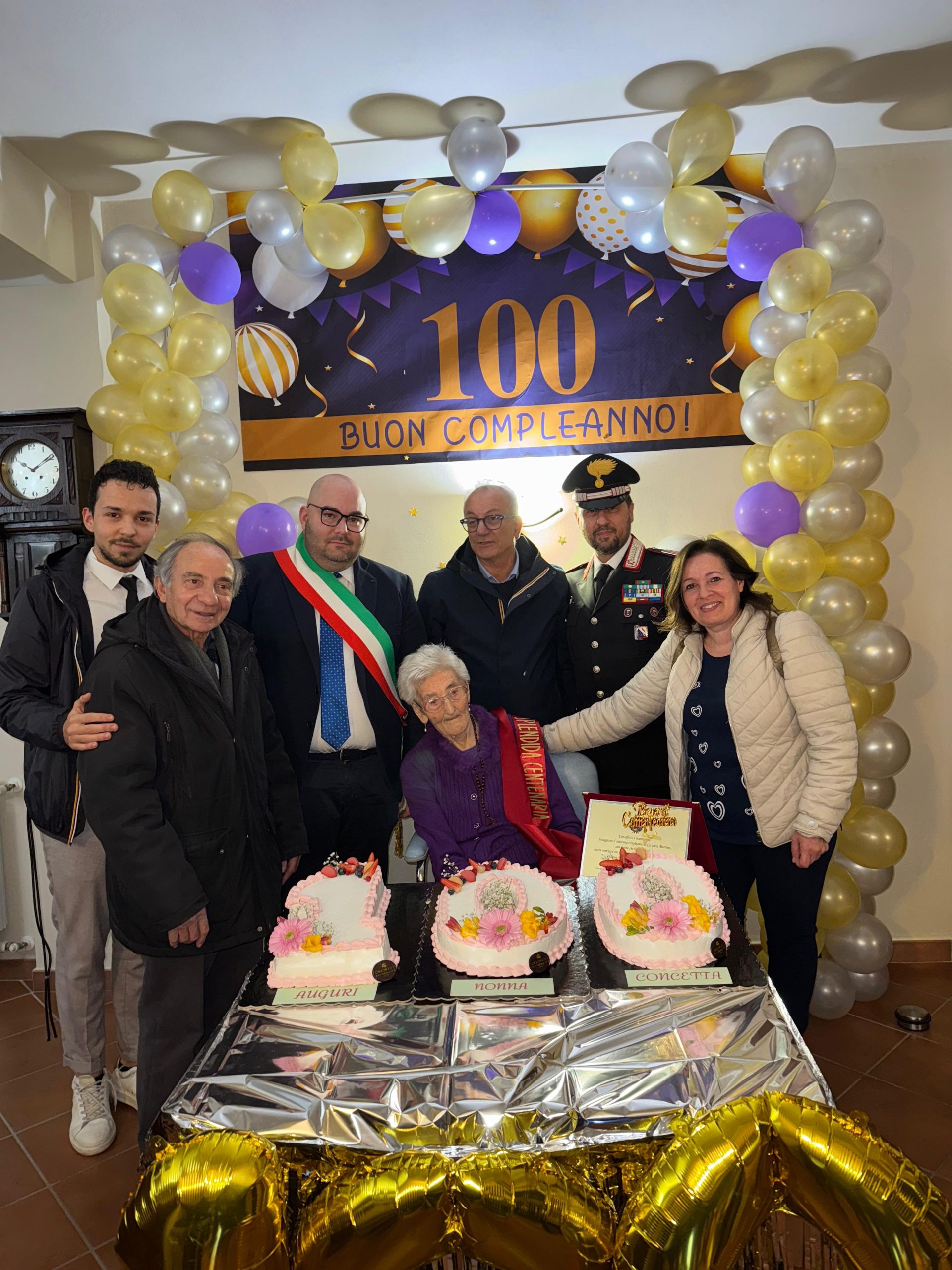 Montefredane, 100 anni di Concetta Marrone. - Nuove Cronache